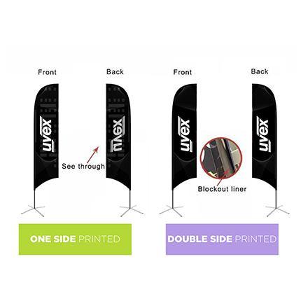 Large(80.5*400cm) Concave Feather Banners – New Age Promotions