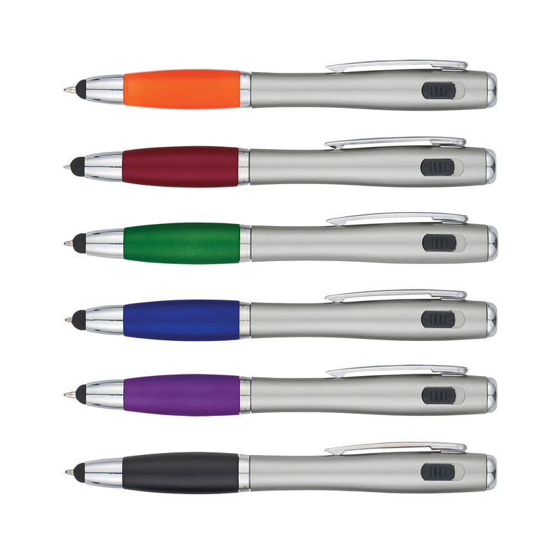 Trio LED Stylus Pen – New Age Promotions