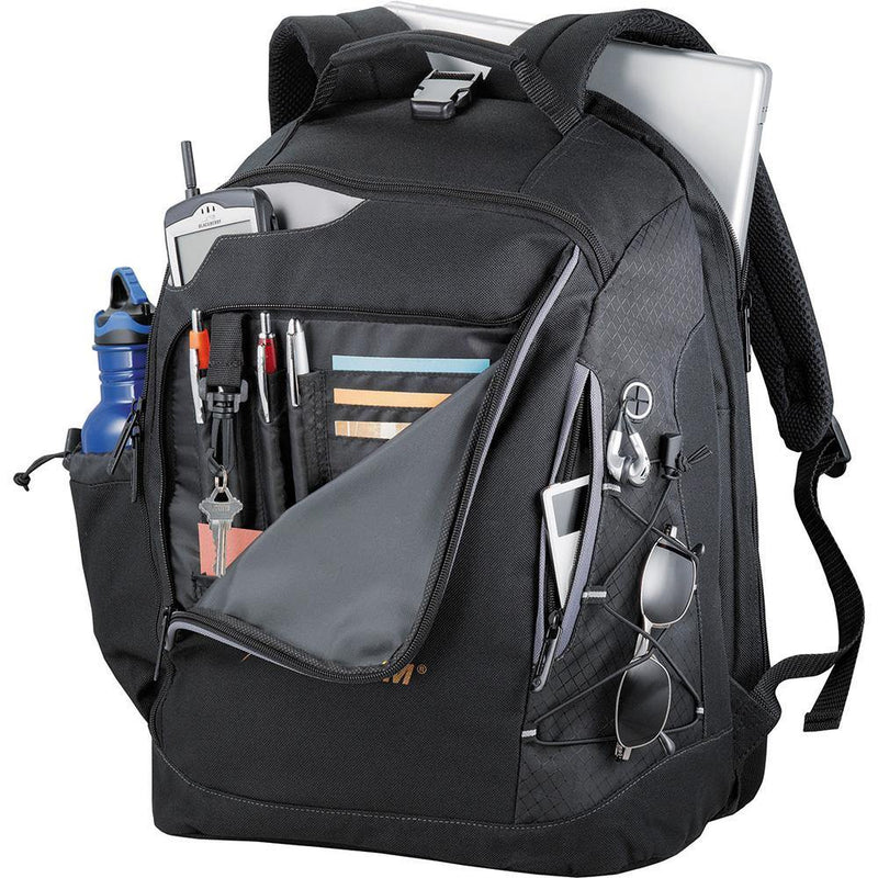 Summit TSA 15 inch Computer Backpack - Black – New Age Promotions