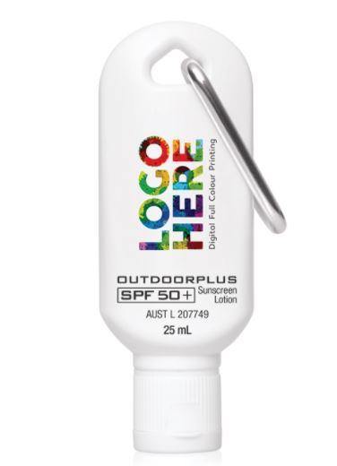 BRANDED SUNSCREEN SPF 50+ AUSTRALIAN MADE CARABINER 25ML – New Age ...